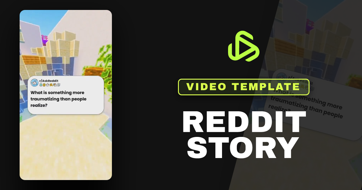 Reddit Story Video Template with Auto Scripting | Vubo | VUBO
